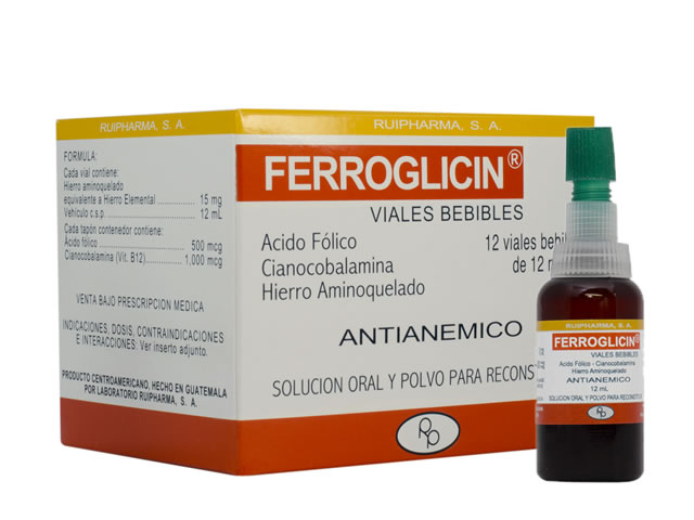 Ferroglicin Viales Bebibles – Ruipharma